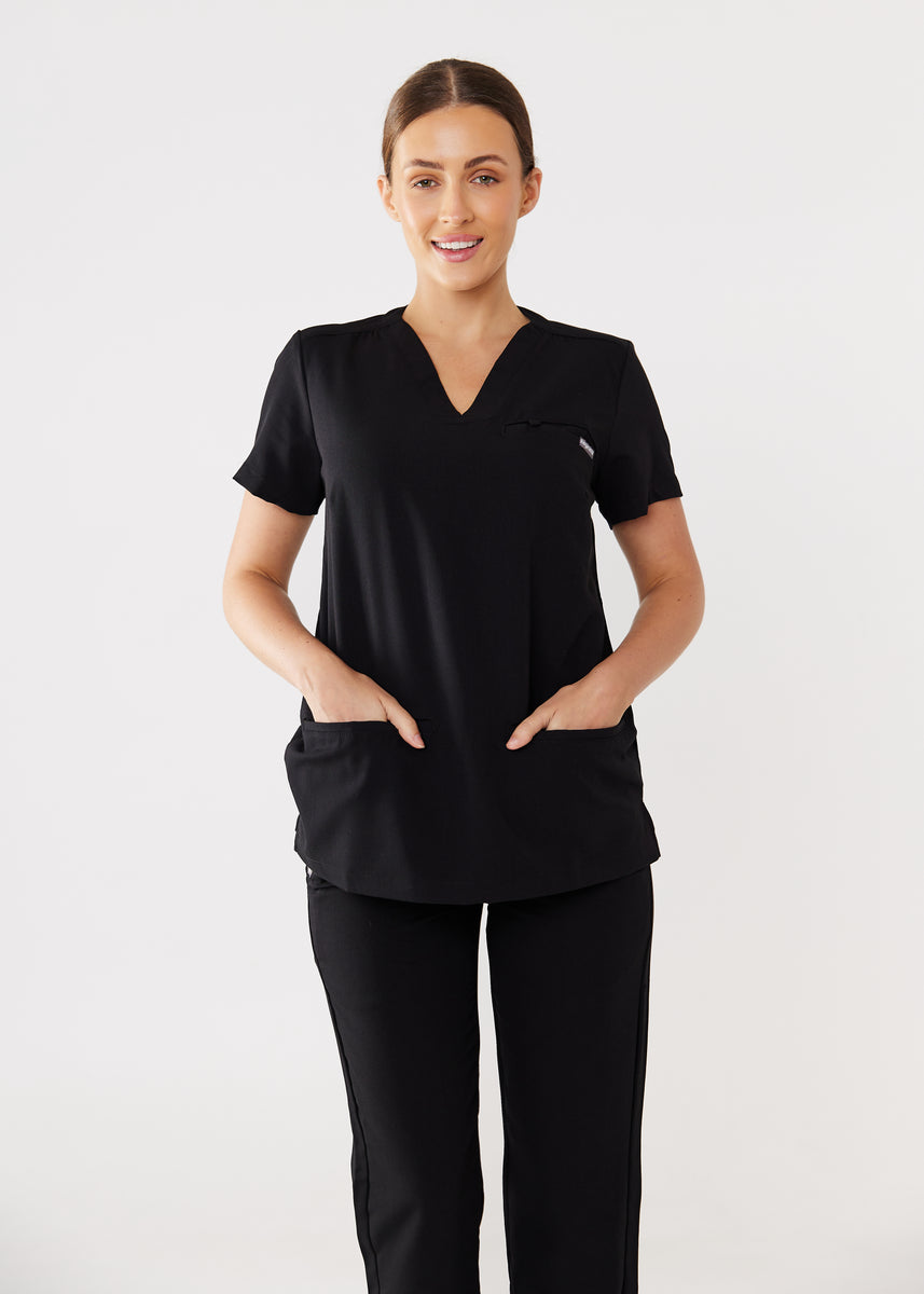 Daintree Three-Pocket Scrub Top – Gaia Republic